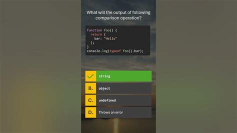 Testyourjavascript 28 100 Javascript Mcq And Answer Javascript Programming Coding Procademy