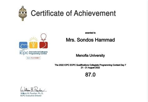 Sondos Hammad On Linkedin Experience Ecpc Problemsolving