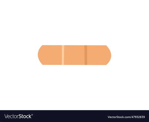 Adhesive Bandage Band Aid Icon Royalty Free Vector Image