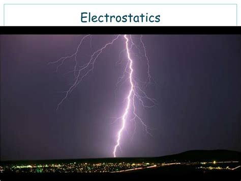 PPT Electrostatics PowerPoint Presentation Free Download ID 6336067