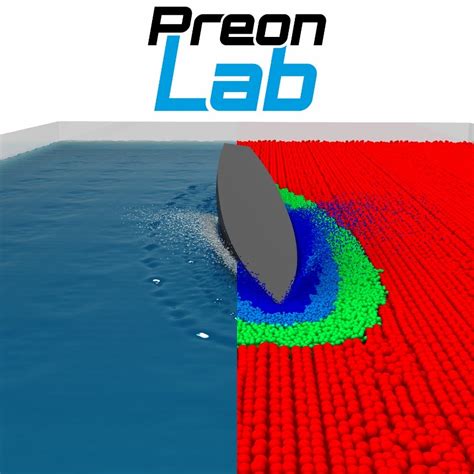 water entry simulation of two way coupled rigid bodies in preonlab