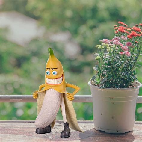 Sexy Funny Banana Decorative Ornament Sculpture Feelt