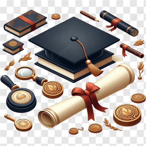 졸업식 졸업장 및 모자 현실적인 사진 졸업식 졸업장과 모자 현실적인 사진 졸업 증서 Png 일러스트 및 이미지 에 대한 무료 다운로드 Pngtree