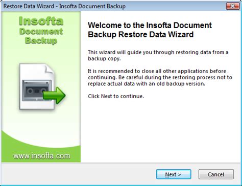 Restoring Documents From Backup Document Backup Automatic Backup Utility