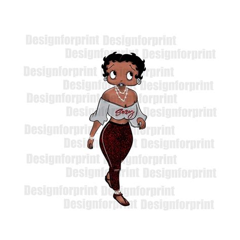 Black Betty Png Sexy Betty Png Design For Print Instant Download Trending Dtf Wall Decor