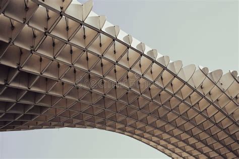 Modern Architectural Structure With Geometric Patterns Stock Illustration Illustration Of