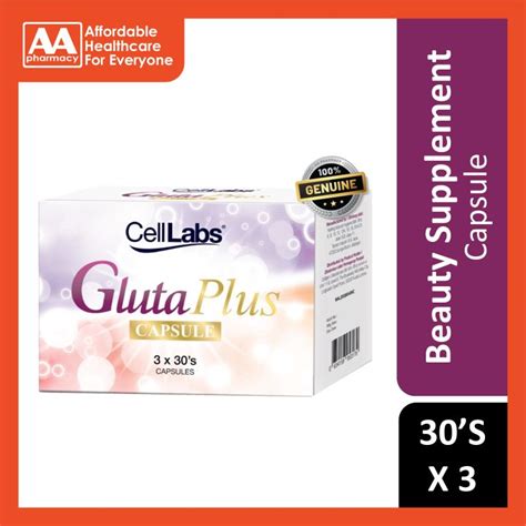 Celllabs Gluta Plus Capsule 30s X3 Lazada