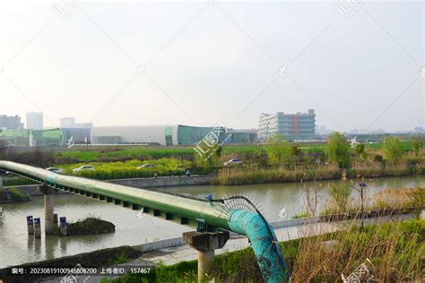 跨河管道工程桁架施工其它建筑摄影摄影素材汇图网