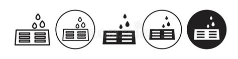 Drain Icon Vector Set Collection For Web Stock Vector Illustration Of Sign Pictogram 325103726