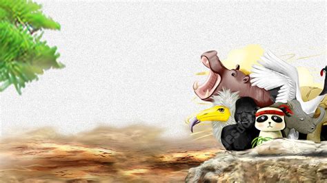 World Event Animal Animals Theme Powerpoint Background For Free