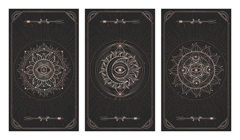 신성한 형상 기호 그런지 텍스처 및 프레임이 있는 세 가지 어두운 그림의 벡터 세트입니다 Freemasons에 대한 스톡 벡터 아트 및 기타 이미지 Istock