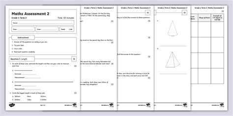 Grade 4 Maths Term 2 Exam Papers Twinkl South Africa
