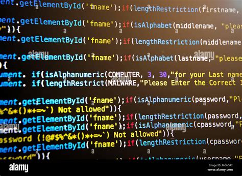 Desktop Source Code And Abstract Technology Background Developer And Programming With Coding