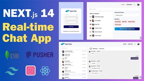 build and deploy a real time chat messaging app next js next auth mongodb pusher tailwind