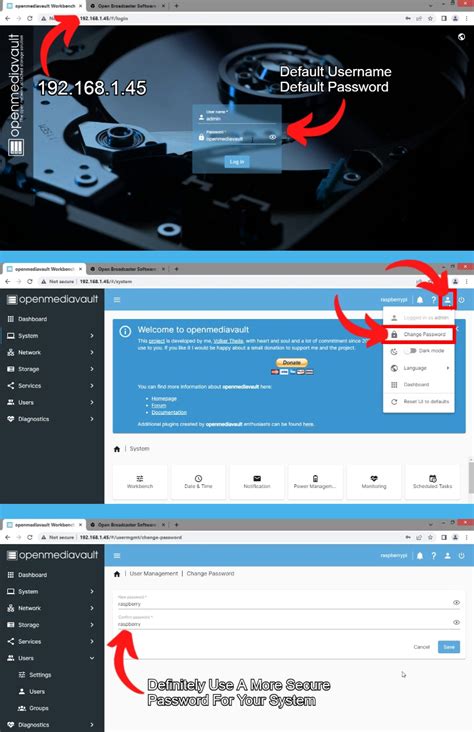 how to make a raspberry pi nas a nas berry that runs open media vault