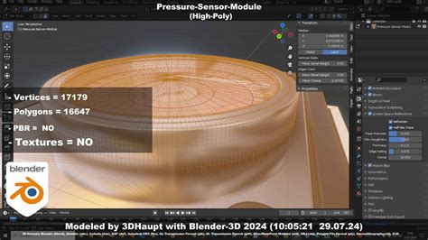 Pressure Sensor Module Cgtrader