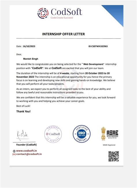 Manish Singh On Linkedin Codsoft