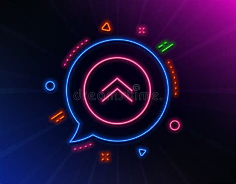 Swipe Up Button Line Icon Scrolling Arrow Sign Landing Page Scroll