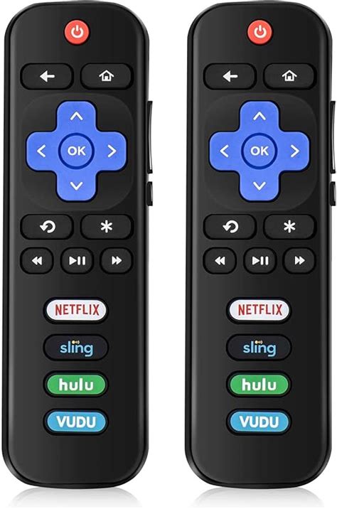 Pack Of 2 Replaced Remote Control For Roku Tv Compatible