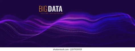 Digital Data Flow Vector Background Big Stock Vector Royalty Free 2297959959 Shutterstock