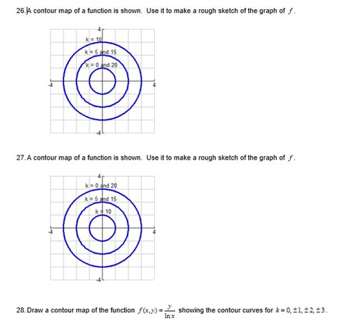 Solved A Contour Map Of A Function Is Shown Use It To Make