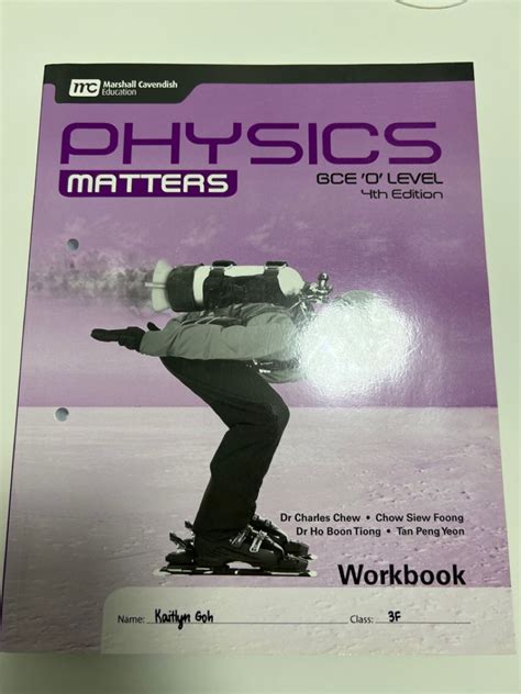 Sec3 4 Pure Physics Workbook And Theory Workbook Hobbies And Toys Books And Magazines Textbooks On