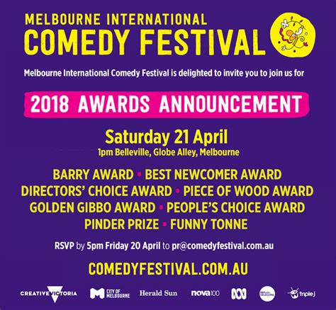 Melbourne International Comedy Festival 2018 Awards