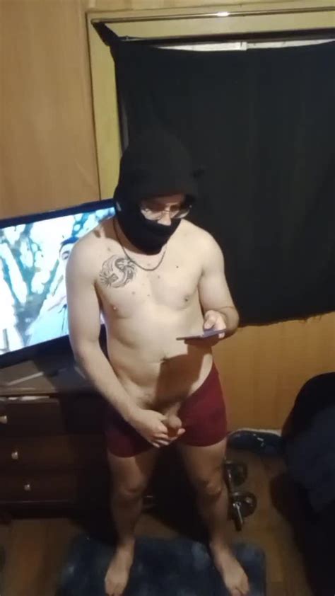 Masked Man Jerking