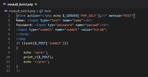 Penanganan Form Pada Php Web Sederhana Rahmat Kurniawan