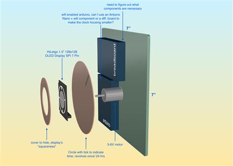 Building A Tidal Clock Novice Seeking Advice On Storage Memory Noaa Apis And Power Motors