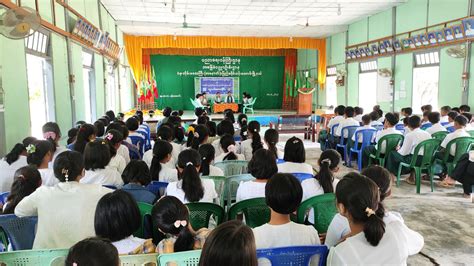 ပန်းတောင်းမြို့နယ် အထကပန်းတောင်းကျောင်း၌ လူငယ်စကားဝိုင်းကျင်းပ