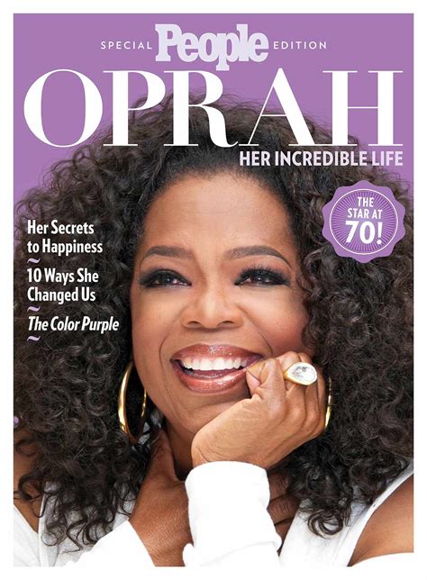 Oprah Winfrey At 70 Peoples Special Edition Celebrates Her Incredible