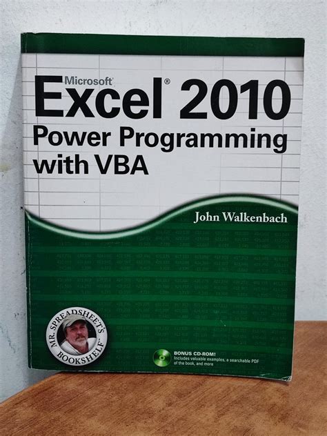 eng microsoft excel 2010 power programming with vba hobbies and toys