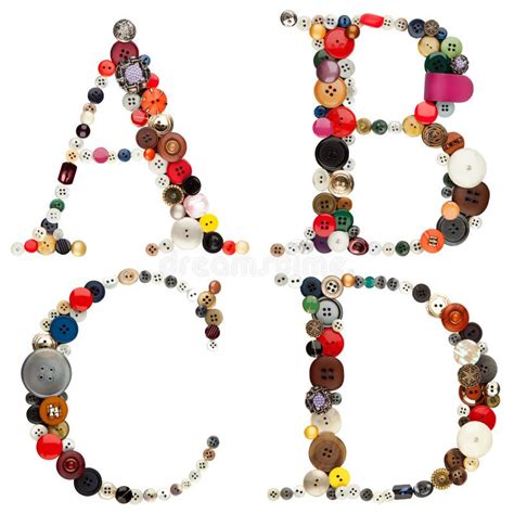 Buttons Alphabet Letters A B C D Stock Illustration Illustration Of Round Creativity 26065886
