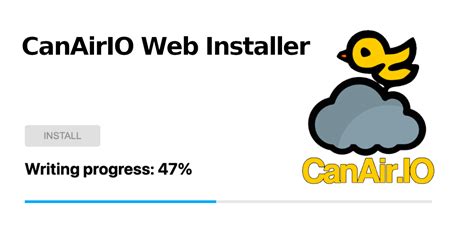 CanAirIO WEB Installer