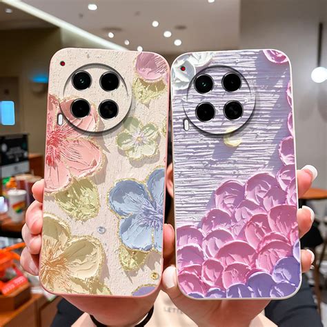 Phone Case For Tecno Camon Pro Premier G G Casing Fashion Flower Pattern Soft Silicone