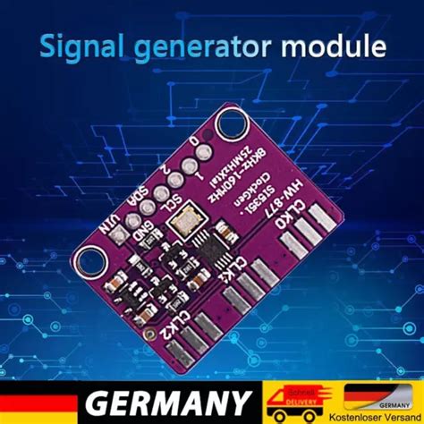 Dc 3v 5v Si5351 I2c Iic Generatore Orologio Modulo Scheda Breakout 8khz~160 Mhz Eur 706