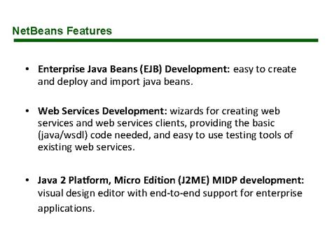 Exploring Net Beans Ide Object Oriented Programmingjava Objective