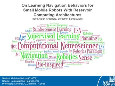 On Learning Navigation Behaviors For Small Mobile Robots With Reservoir