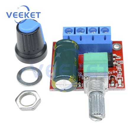 Dc45v 35v Pwm 모터 속도 제어 스위치 모듈 미니 가변 속도 조절기 Led 디밍 제어 거버너 스위치 활성 구성 요소