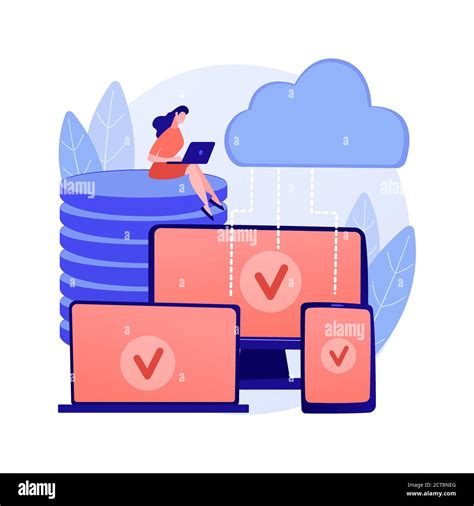 Saas Technology Abstract Concept Vector Illustration Stock Vector Image And Art Alamy