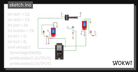 Inputcontrolling Wokwi Esp32 Stm32 Arduino Simulator