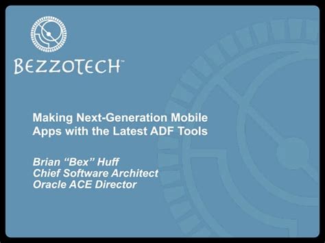 Creating Next Generation Adf Mobile Applications Key Web