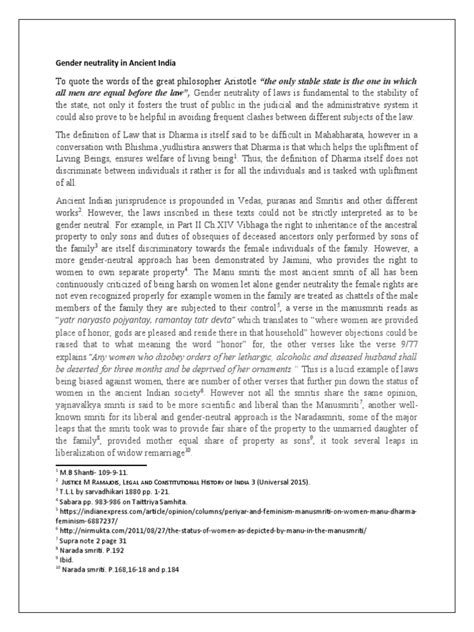 Gender Neutrality In Ancient India Pdf