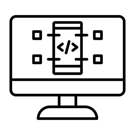 Software Development Line Icon Vector Art At Vecteezy