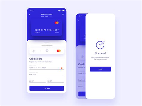 Daily Ui 2 Credit Card Checkout By Josue On Dribbble