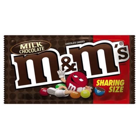 Mandms Milk Chocolate Candy Sharing Size Milk Chocolate Pack Of 2 2