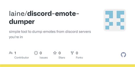 Github Lainediscord Emote Dumper Simple Tool To Dump Emotes From Discord Servers Youre In