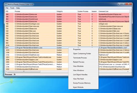 Inspect And Manage Windows Processes With Process Lister Betanews