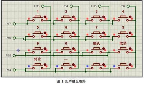 51单片机对矩阵键盘实现16个按键操作的电路设计 控制mcu 电子发烧友网